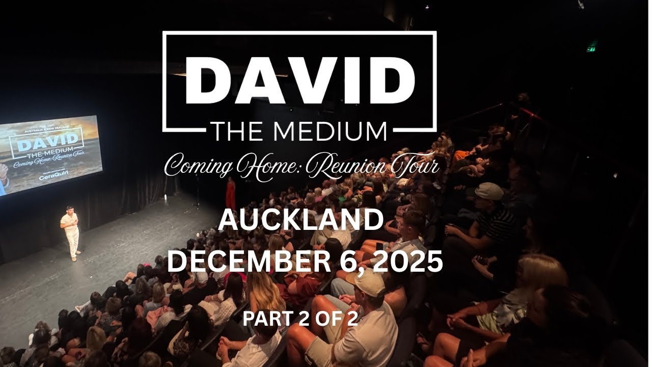 [PART 2] David The Medium's first-ever international show, connecting ...