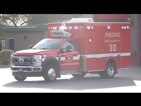 Phoenix Fire Rescue 30 Responding - YouTube