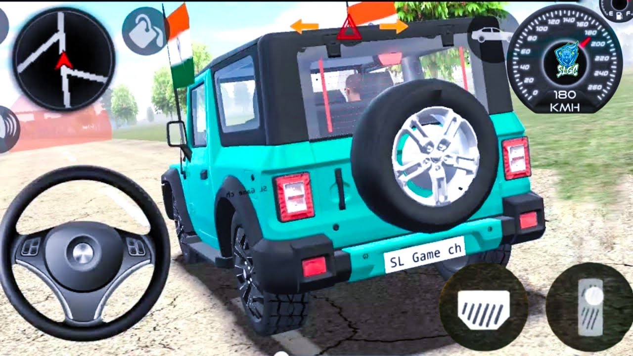 Indian Cars Simulator 3D | Mahindra Thar (gadi game) Realistic Car Game ...