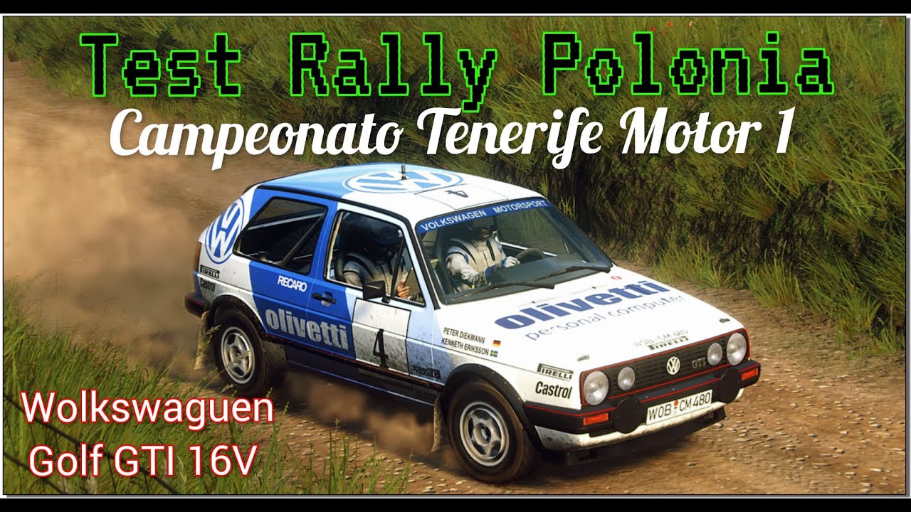 Robert Virtual Rally, Test Rally Polonia, grava☀️🛤️ Camp. TENERIFE ...