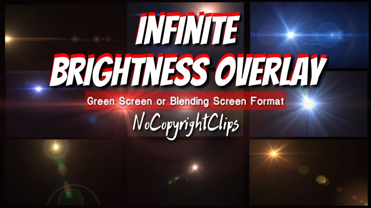 Infinite Brightness Overlay Green Screen or Blending Screen PACKAGE ...
