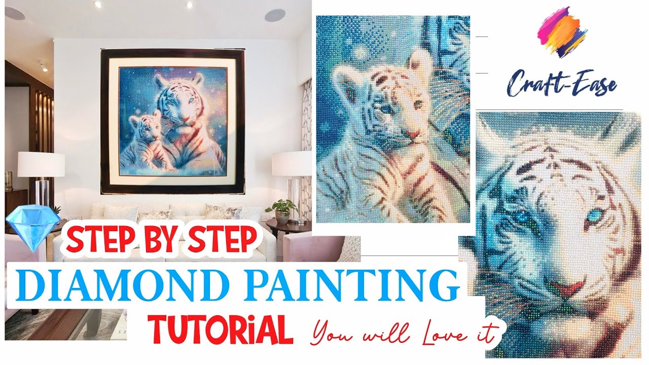 Step-by-Step Beginner-Friendly 💎 DIAMOND PAINTING 🎨 Tutorial from Craft ...