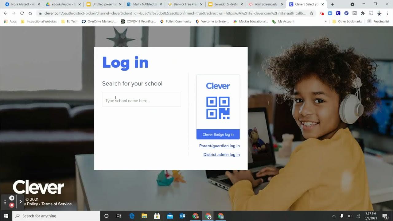 Clever Log In - YouTube