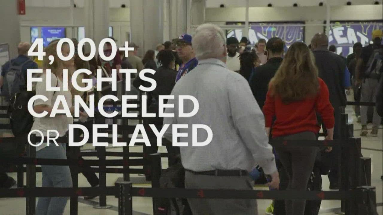 Thousands of flights were delayed across the US: Here's a look at DFW ...