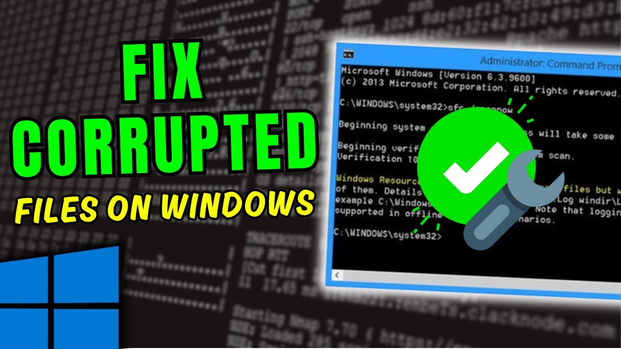 How To Fix CORRUPTED Files on Windows 11 Without Reinstalling - YouTube