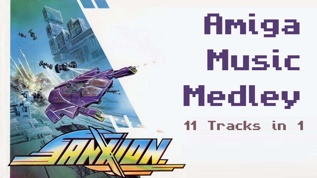Amiga Music Medley - 11 Sanxion Tracks - YouTube