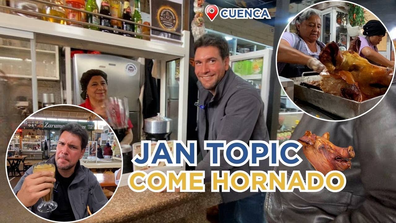 Comí hornado con Jan Topic y PAGO con VISA en el mercado 27 de febrero ...