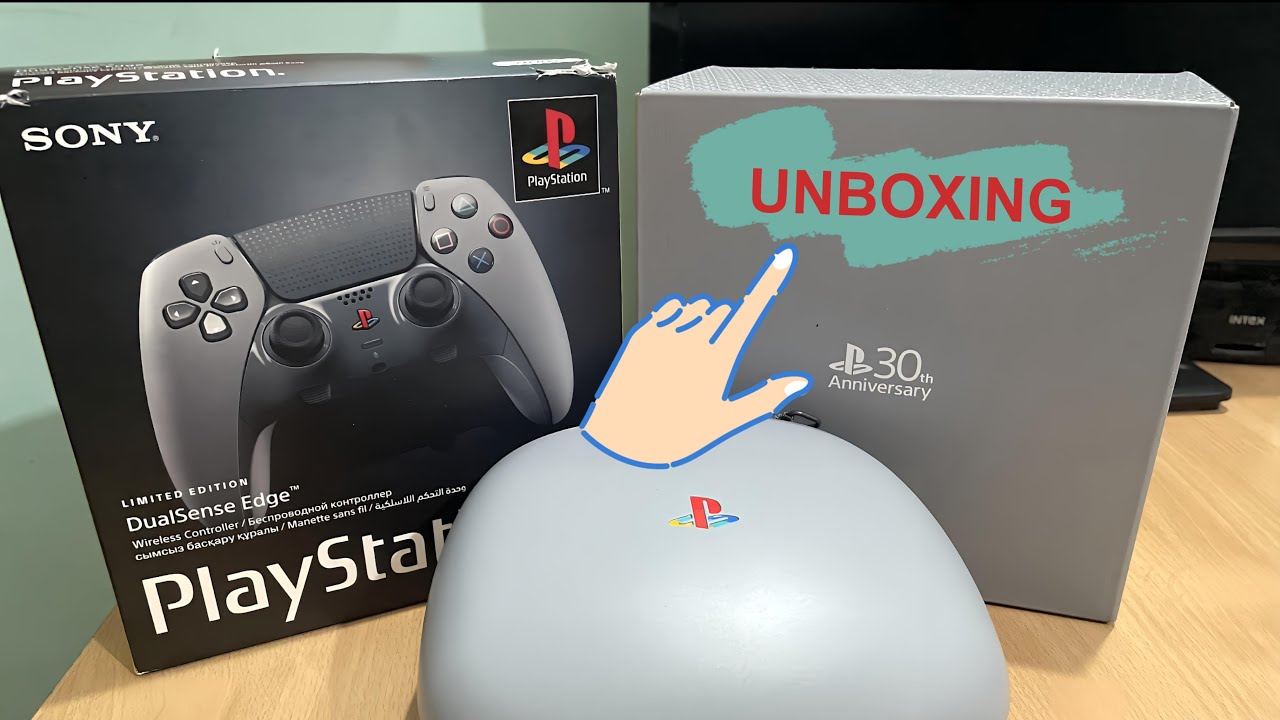 PS5 DualSense Edge 30th Anniversary Edition Fastest UNBOXING in 4K ...