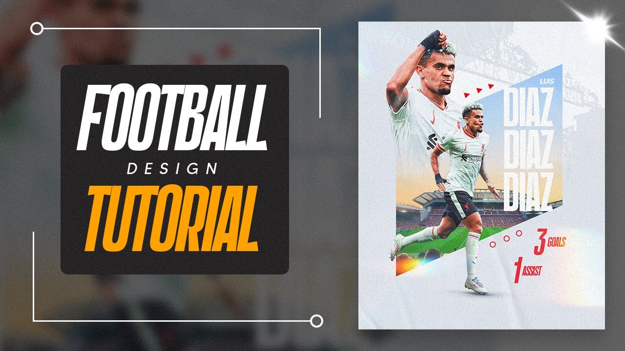 EASY Football Design Tutorial in 30mins! PHOTOSHOP - YouTube