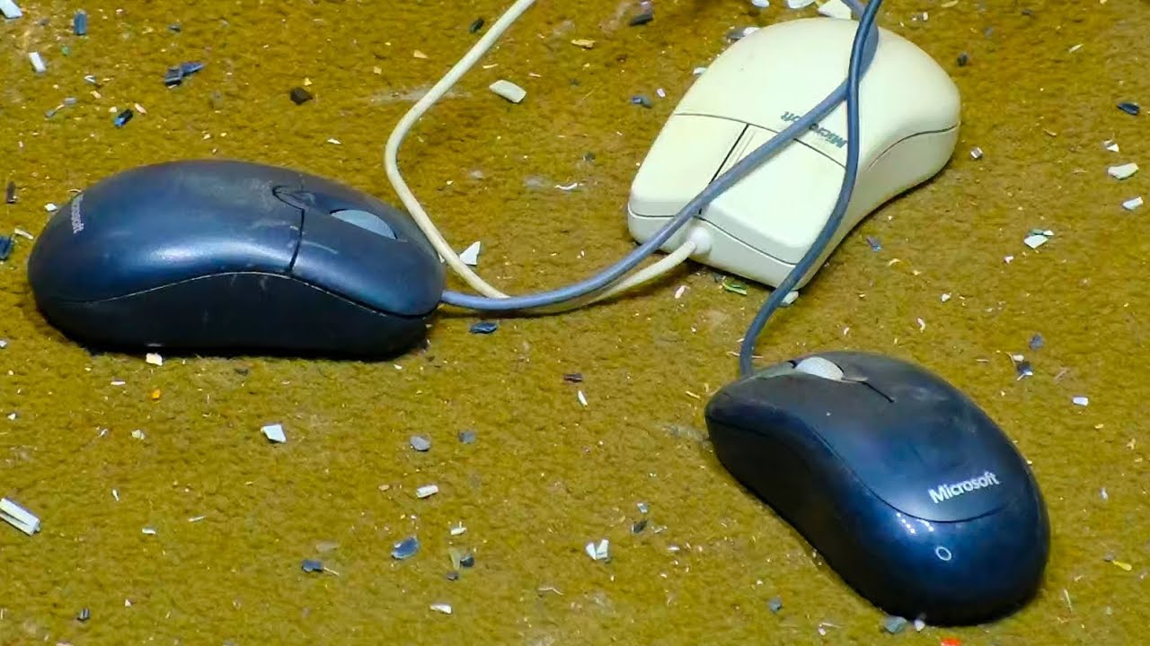 Smash 3 Microsoft Computer Mice - YouTube