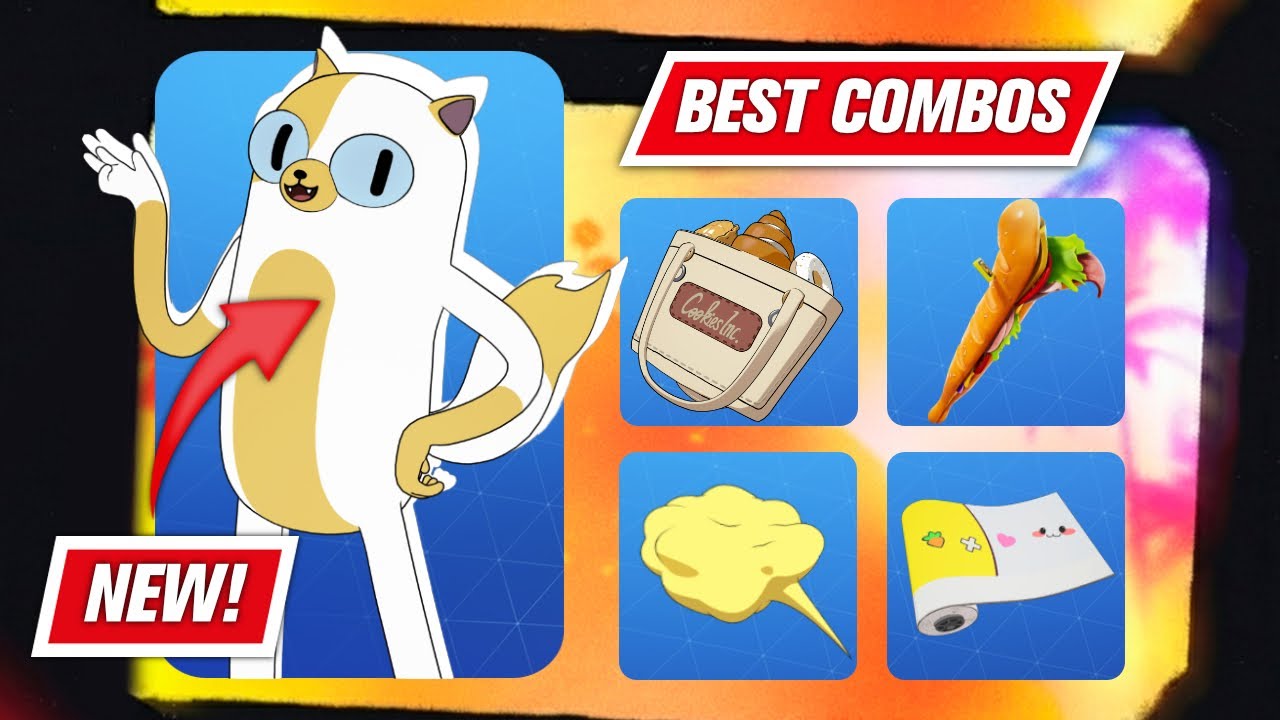 CAKE THE CAT *BEST* COMBOS - Fortnite - YouTube
