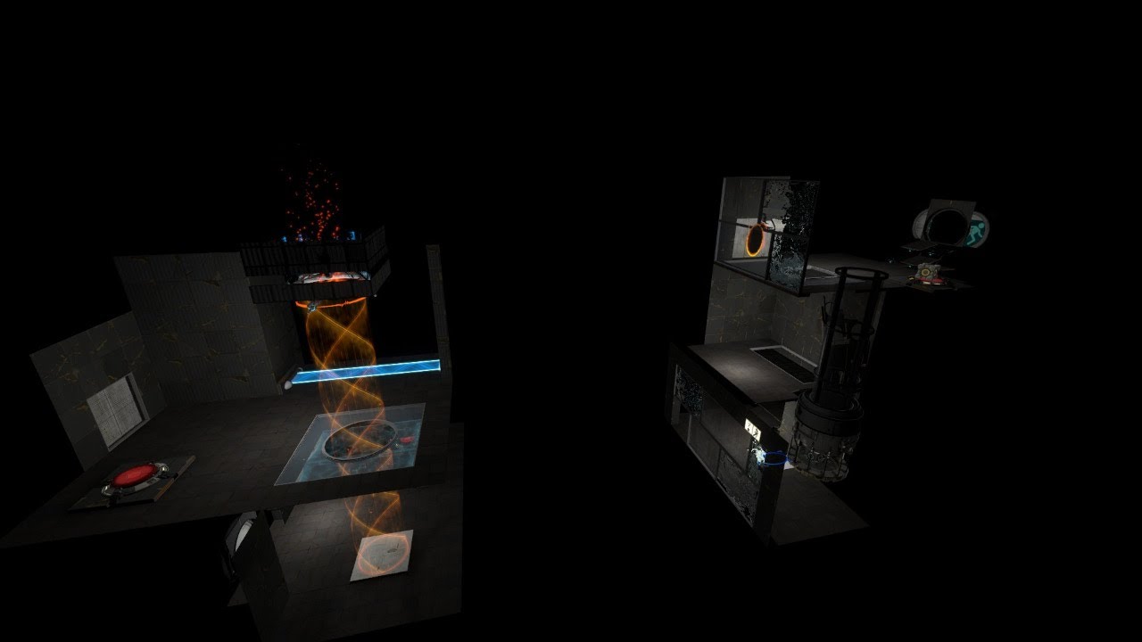 Portal 2 Live mapping - Finishing gameplay and adding first details ...