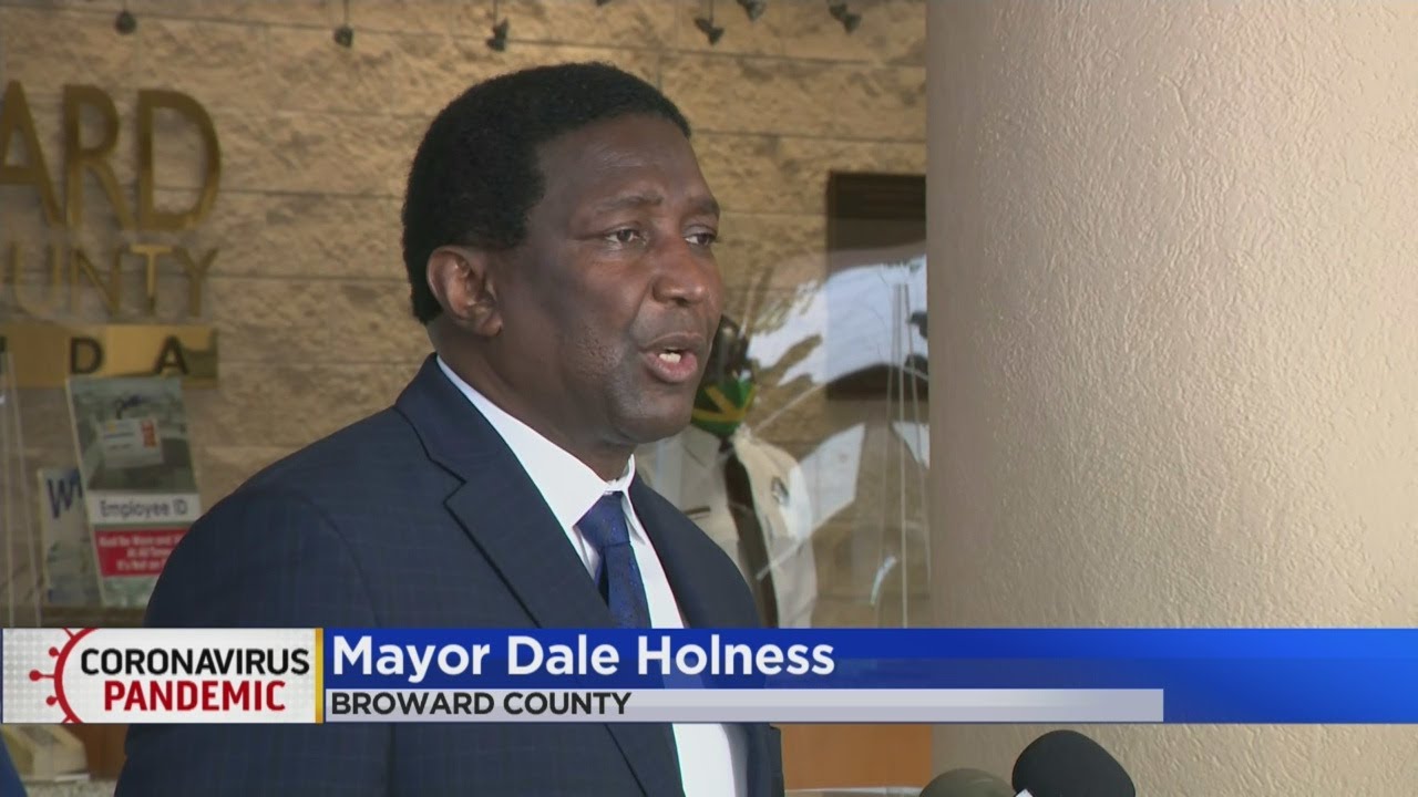 Broward Mayor Dale Holness Outlines Newest Plan - YouTube