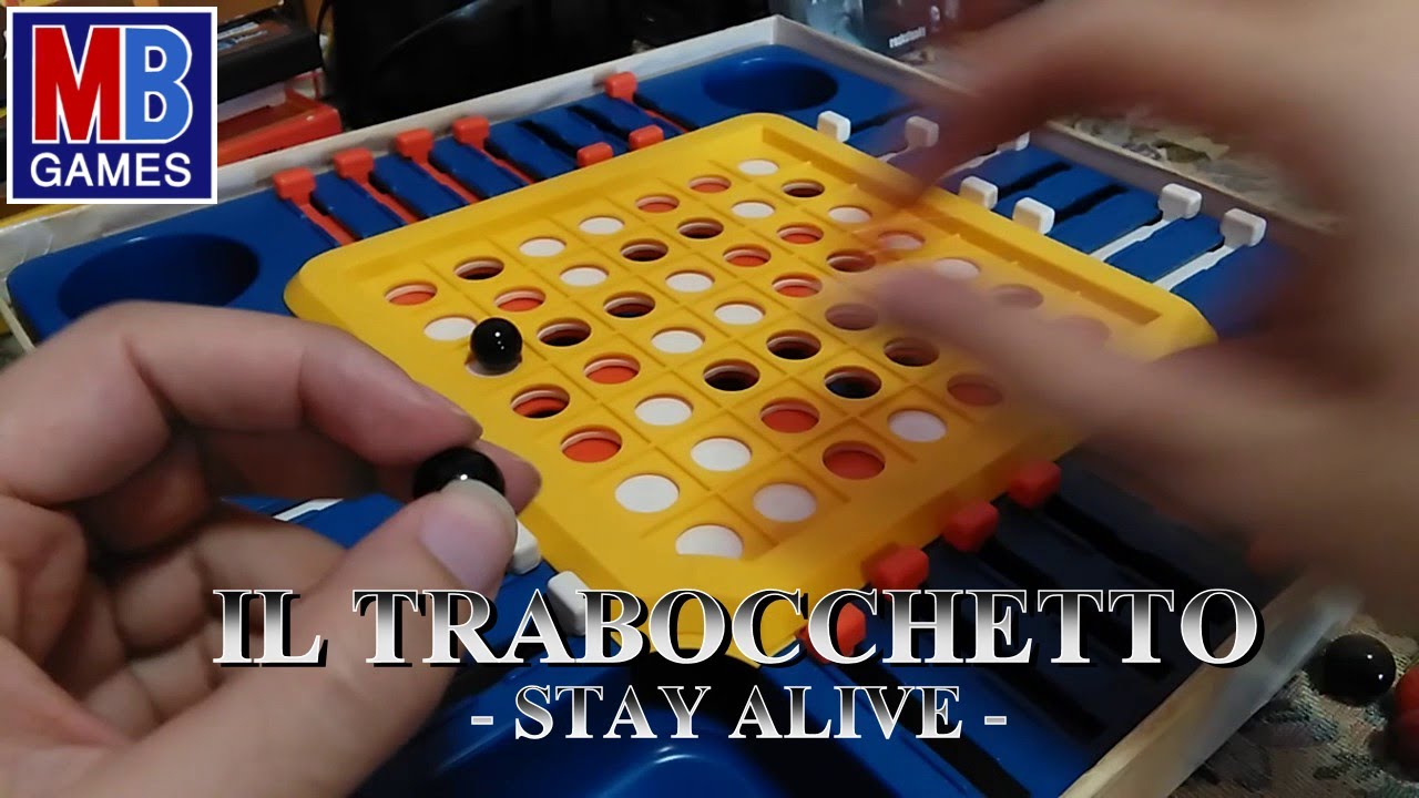 IL TRABOCCHETTO - STAY ALIVE [GDT] Il Classico gioco da Tavolo degli anni 80! (MB Giochi 1980 ...