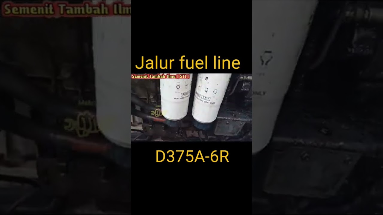 Jalur fuel system D375-6R #short #shorts #fuelsystem #engine # ...