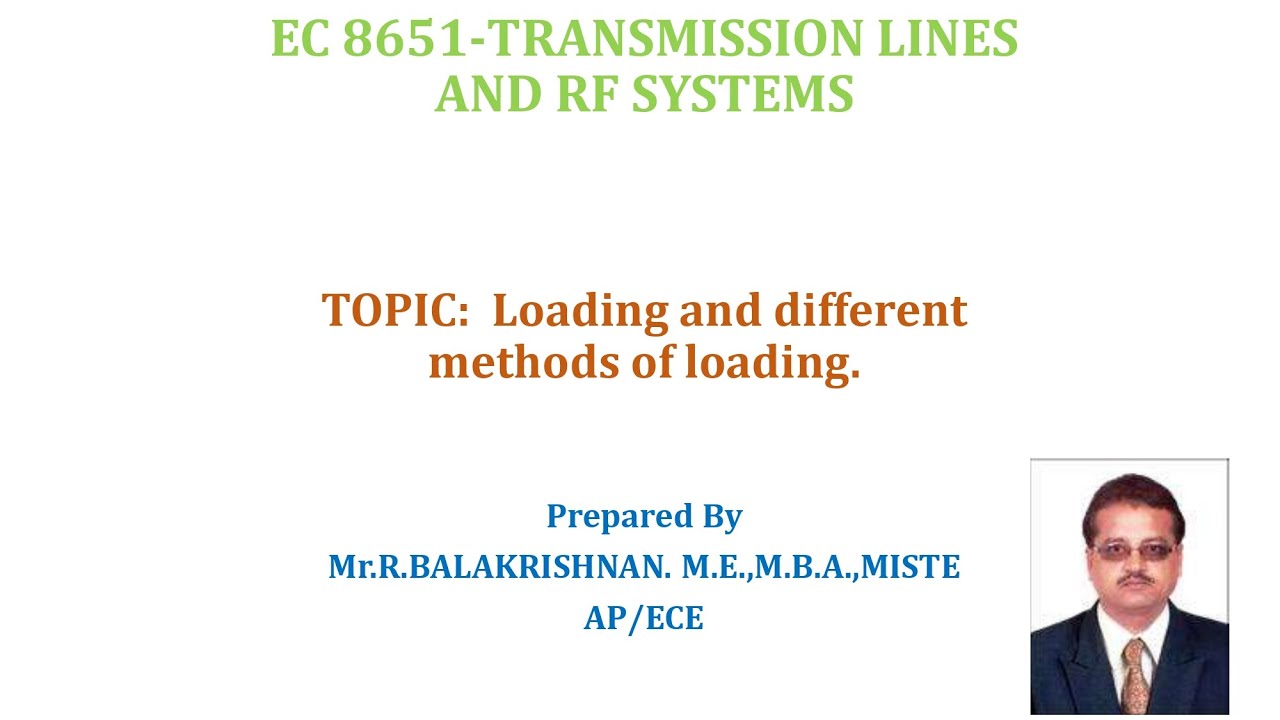 TLRF- LOADING AND ITS METHODS - YouTube