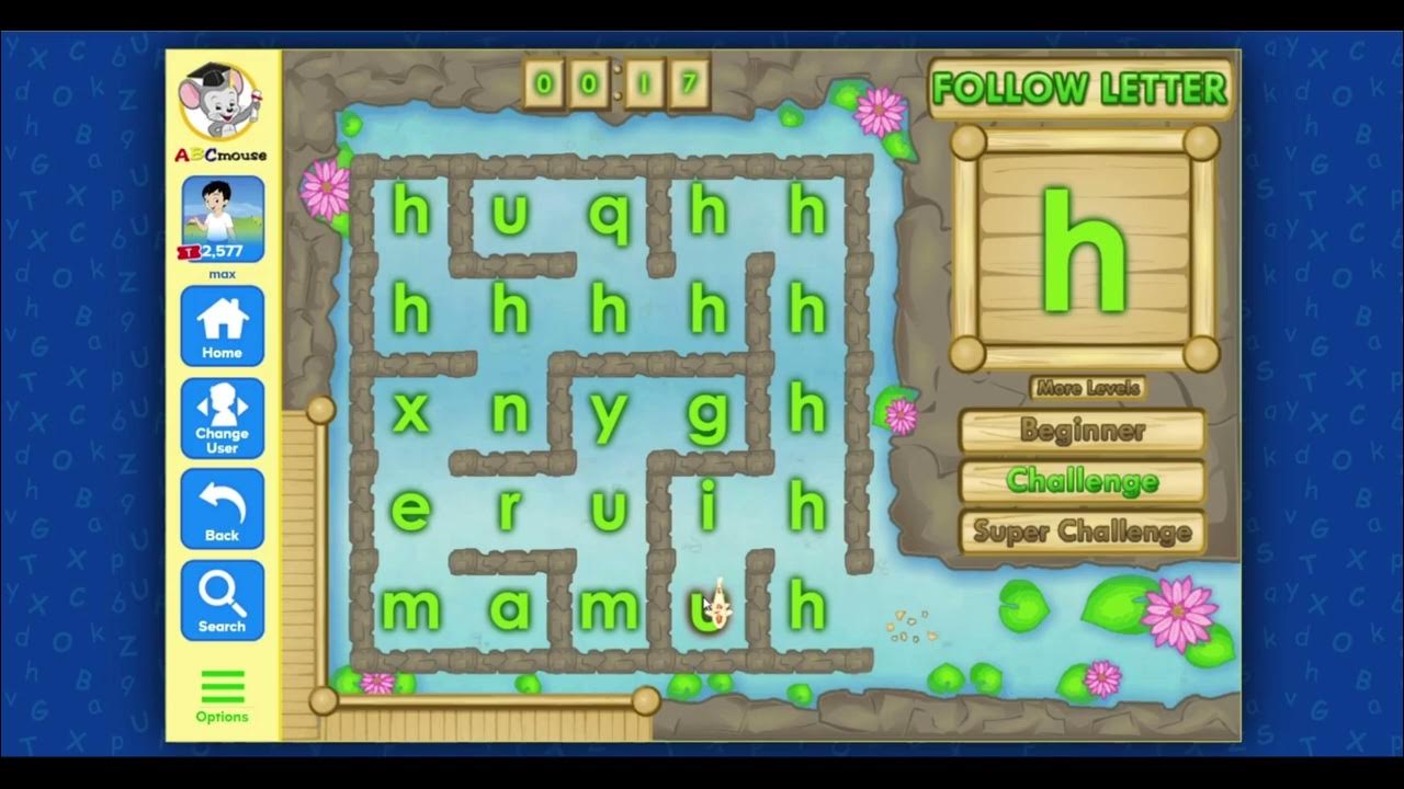239 ABC Mouse -Level 4 Lesson 11-Reading -Letters Gg to Hh - Letter Hh ...