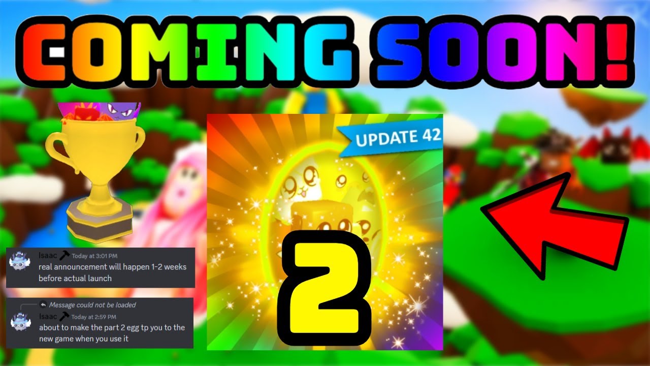 🔥EVEN MORE MESSAGES!! 👀BUBBLE GUM SIMULATOR 2 IS COMING SOON!! | Bubble ...