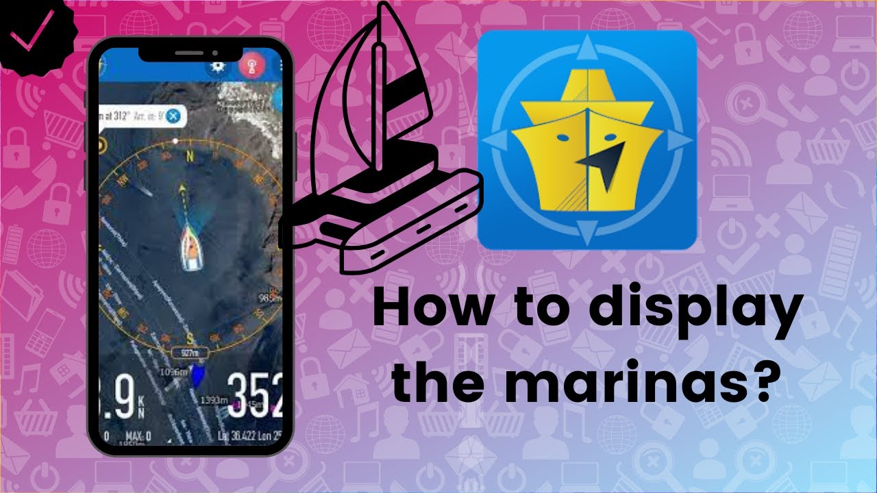 How to display the marinas on the map on OnCourse? - YouTube