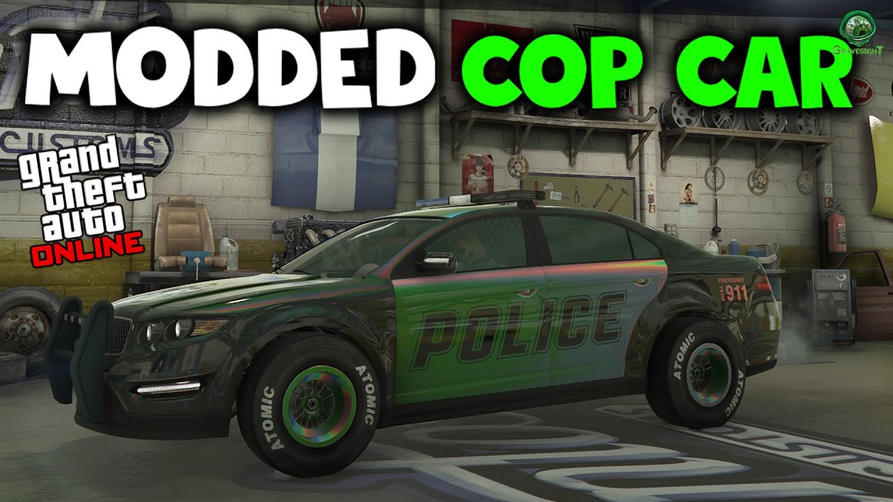 What a Modded Cop Car Looks Like! Benny's/F1's | GTA Online - YouTube