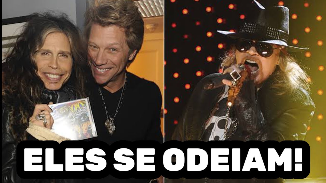 Qual o motivo do conflito entre Jon Bon Jovi e Axl Rose ? - YouTube