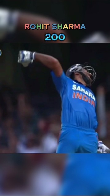 ROHIT SHARMA 200 RUN 🏏#ipl2025 #shorts #shortsfeed #cricket - YouTube