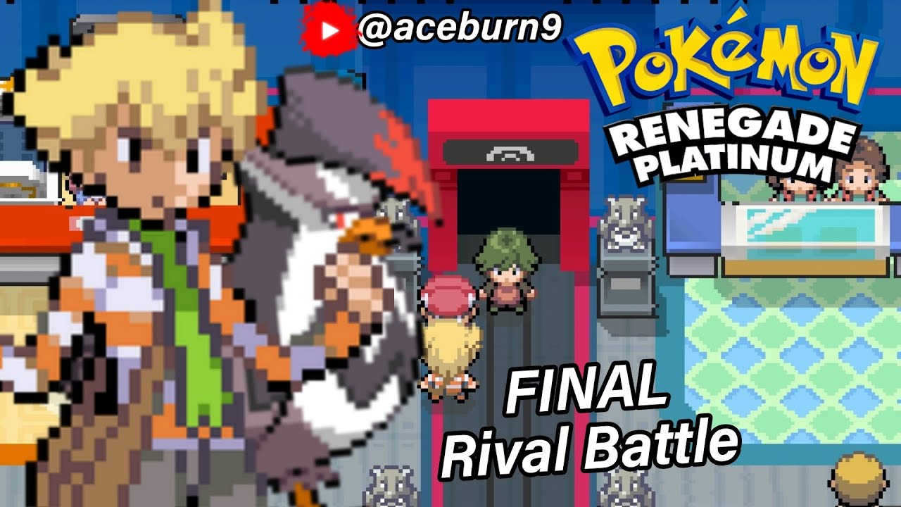 Final Rival Battle Pokemon Renegade Platinum Vs Barry - YouTube