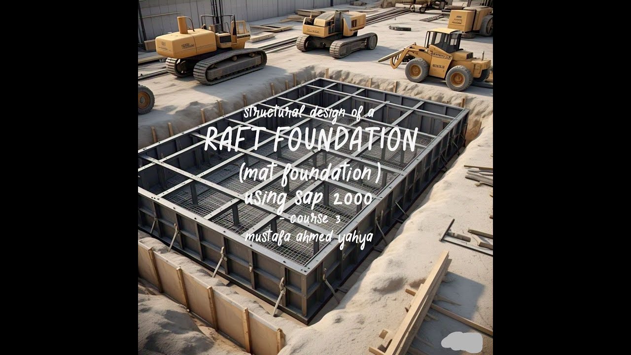 SAP2000 RC RAFT MAT FOUNDATION ANALYSIS AND DESIGN PROJECT1 PART3 - YouTube