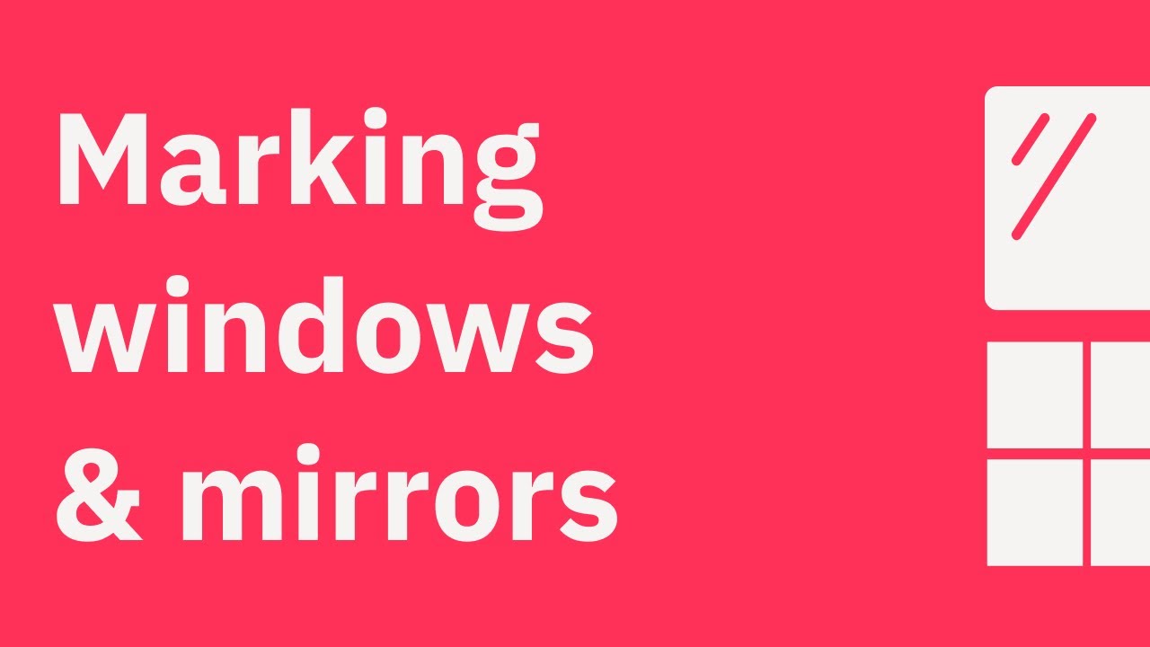 Marking Windows, Mirrors, and Trim - YouTube