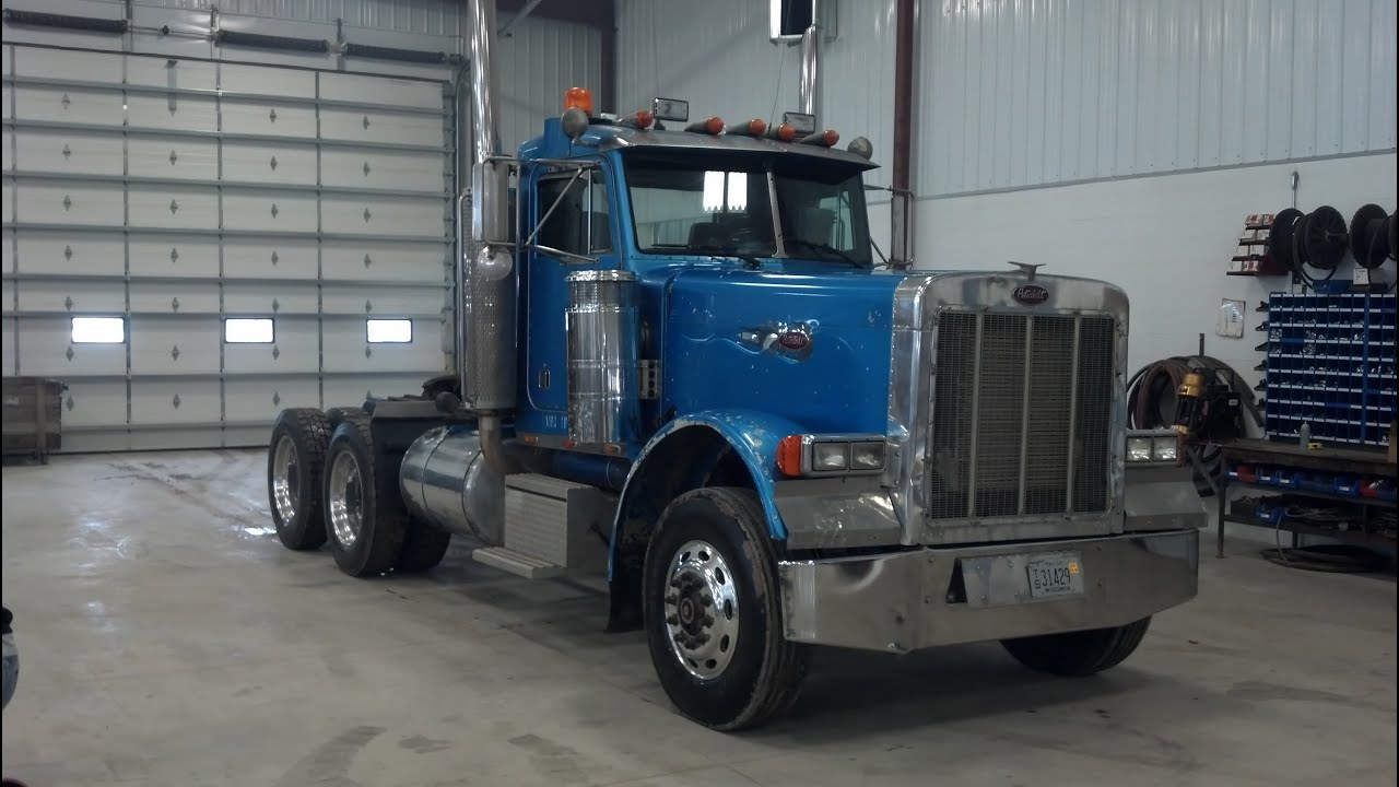 1992 Peterbilt 379 for sale Cat 3406 - YouTube