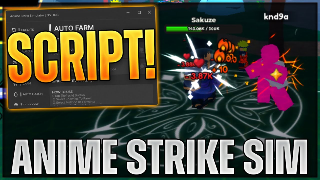 Anime Strike Simulator Script Hack | Auto Raid, Auto Farm + Quest ...
