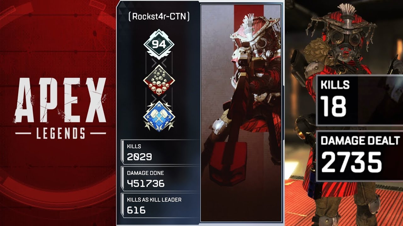 Solid 18 KIll Game in Apex Legends (Bloodhound 2,000+ Kills) - YouTube