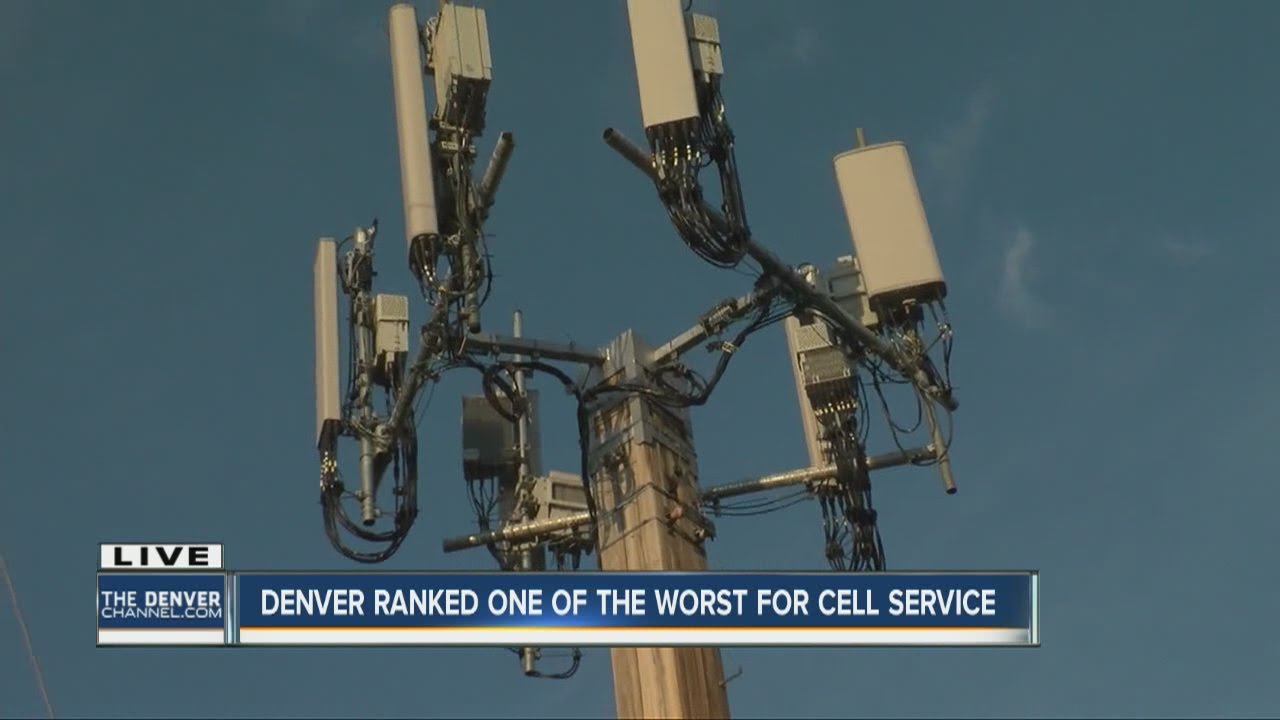 Denver ranked one of the worst for cell service - YouTube