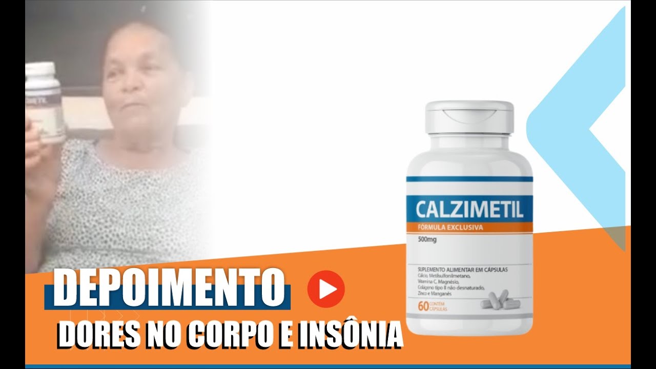 ELZA | DORES NO CORPO E INSÔNIA | DEPOIMENTO CALZIMETIL - YouTube