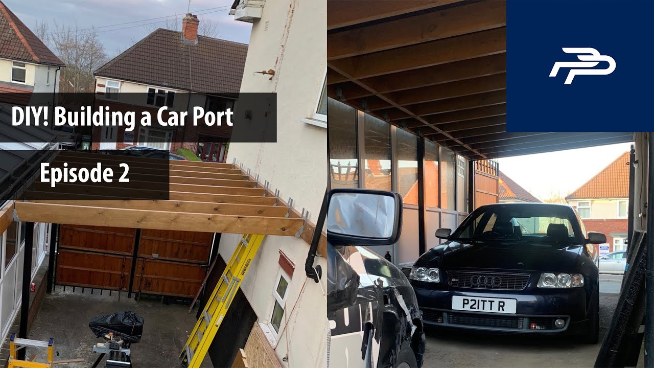 DIY! Building A Car Port ! *EPISODE 2* | - YouTube