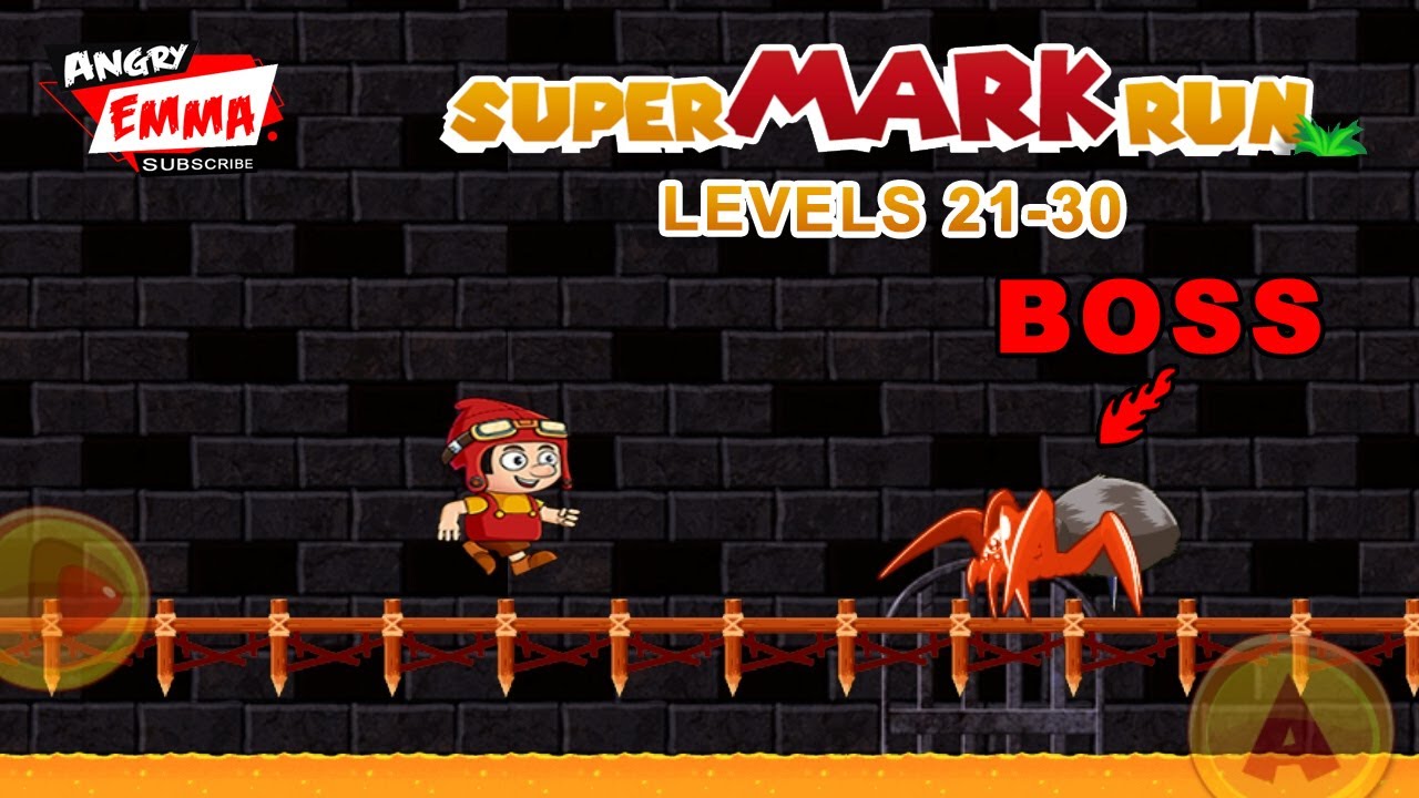 Super Mark Run - Levels 21-30 + BOSS - YouTube