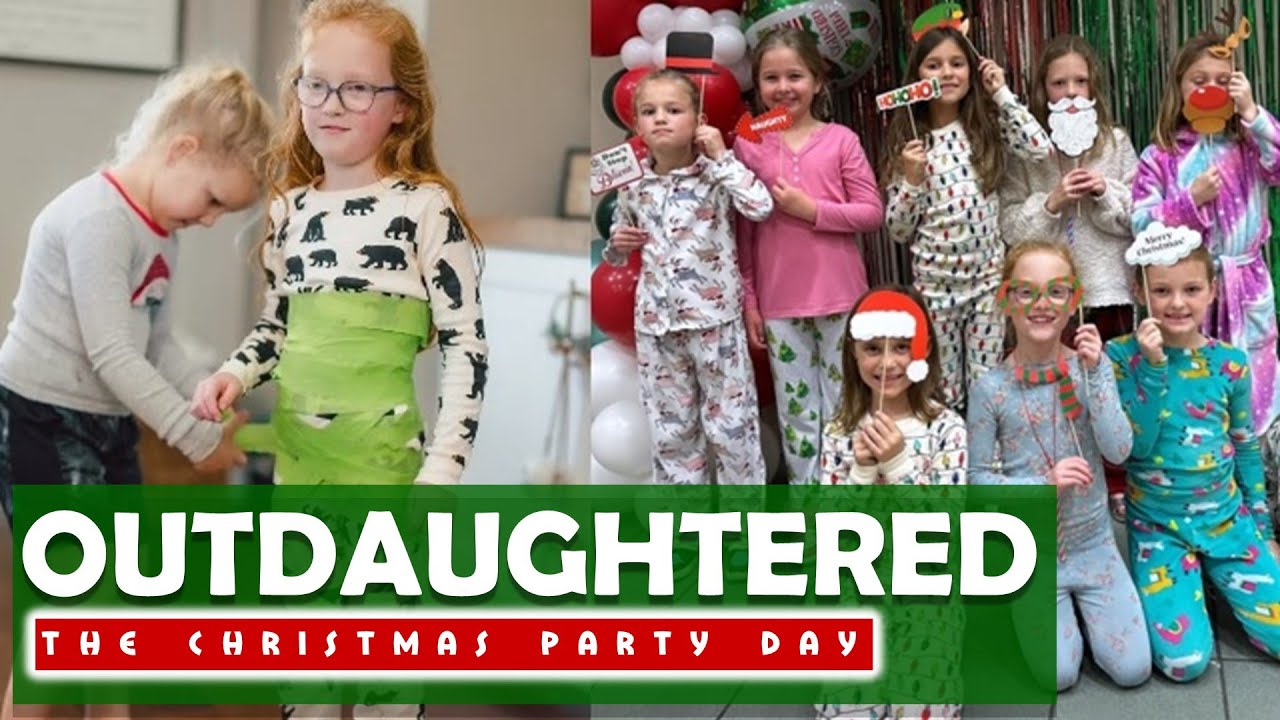 OutDaughtered | THE BUSBY QUINTS AND THE CHRISTMAS PARTY DAY ...