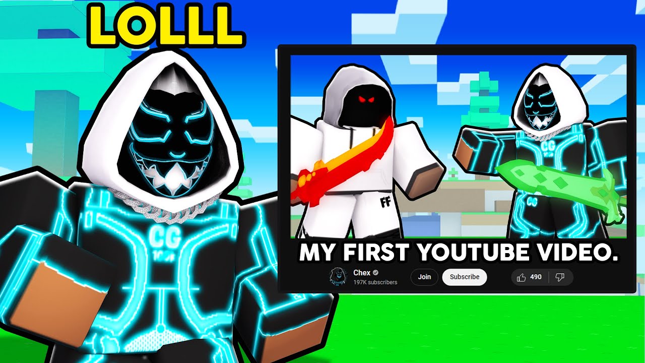 REACTING To My FIRST Bedwars Videos.. (Roblox Bedwars) - YouTube