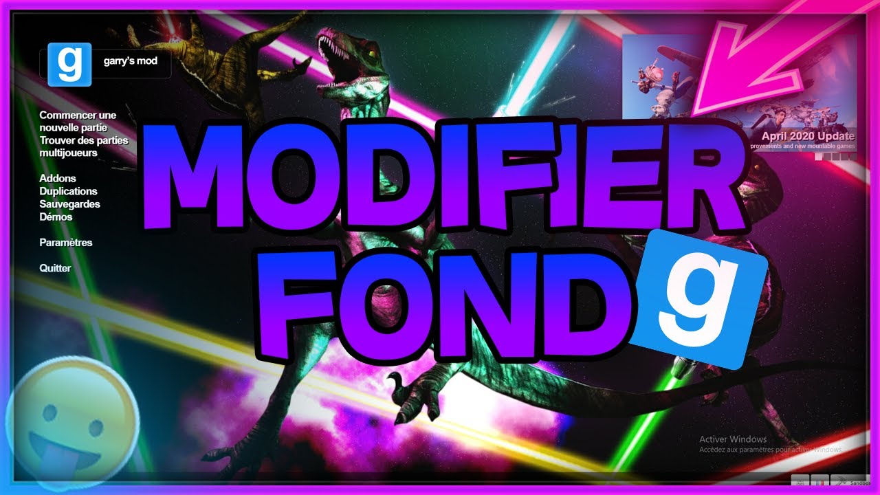 CHANGER LE FOND DU JEU ?! - TUTO GMOD - YouTube