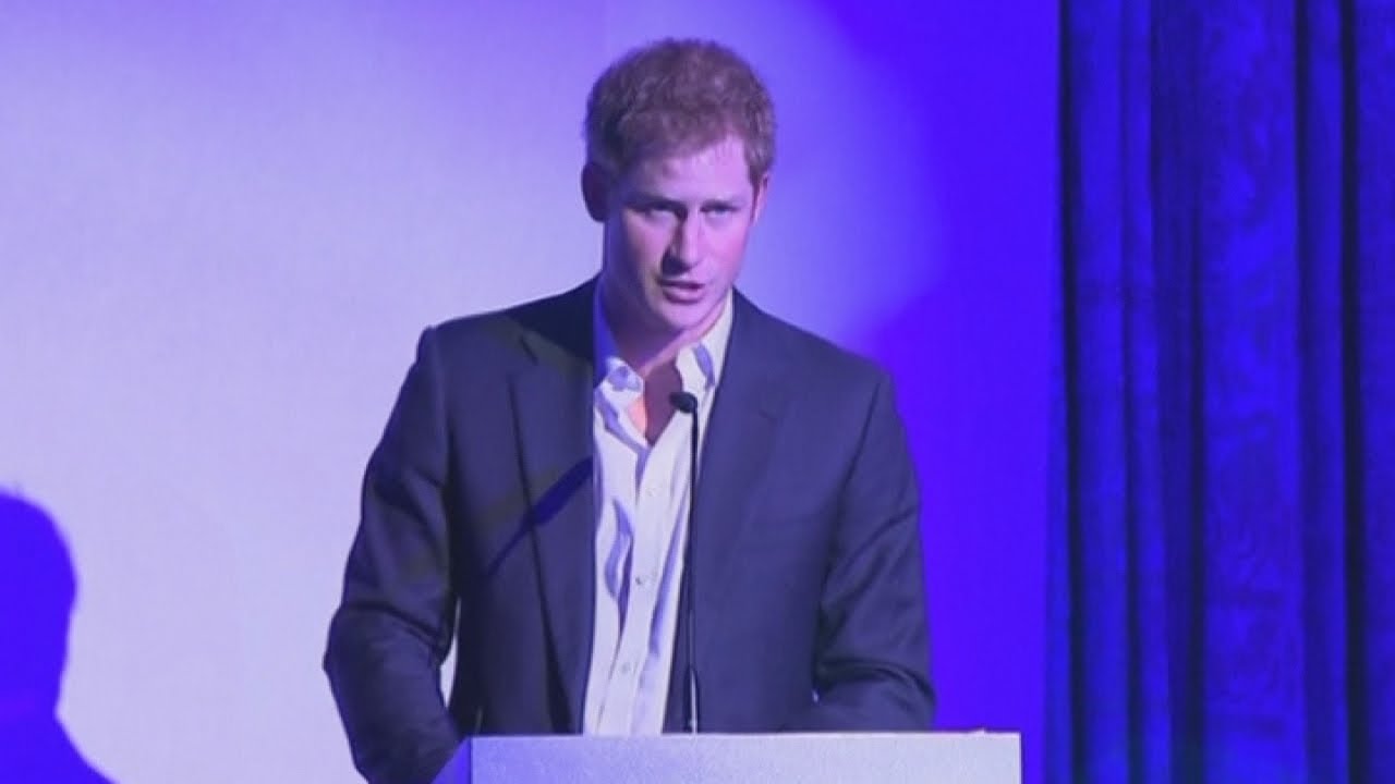 Prince Harry speech at Sentebale 10th anniversary evening - YouTube