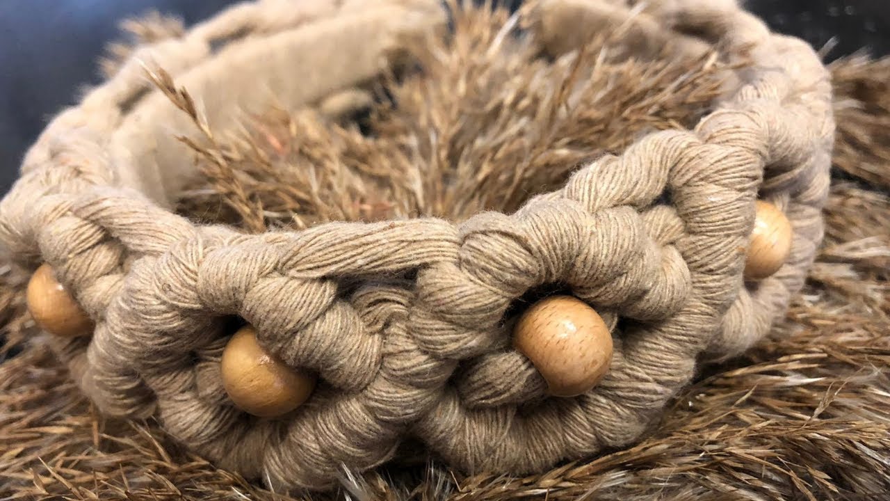 Makrome Taç Yapımı / Macrame Crown Making - DIY - YouTube