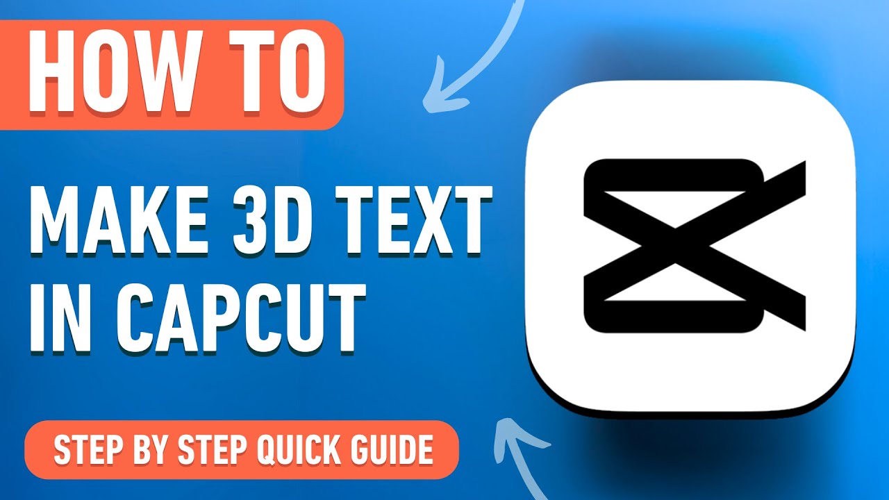 How to make 3D Text in Capcut on PC & MAC [2024] Easy Tutorial - YouTube