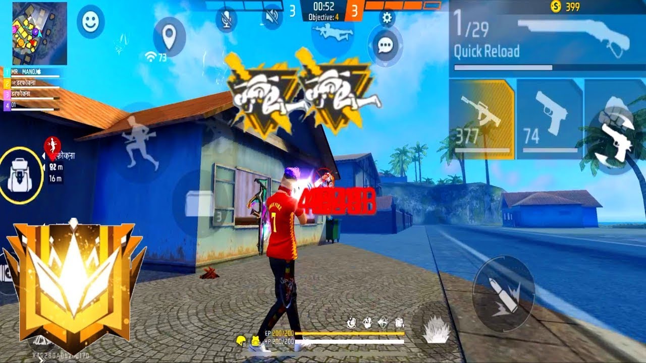 Garena free fire - CS Ranked Gameplay B-vai Gaming - YouTube