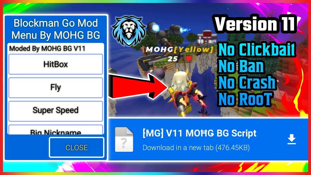 Blockman Go Mod Menu Version 11 Download Link - YouTube
