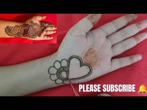 Very Easy And Beautiful Mehndi design for Hands 2023/ Simple Mehndi ...