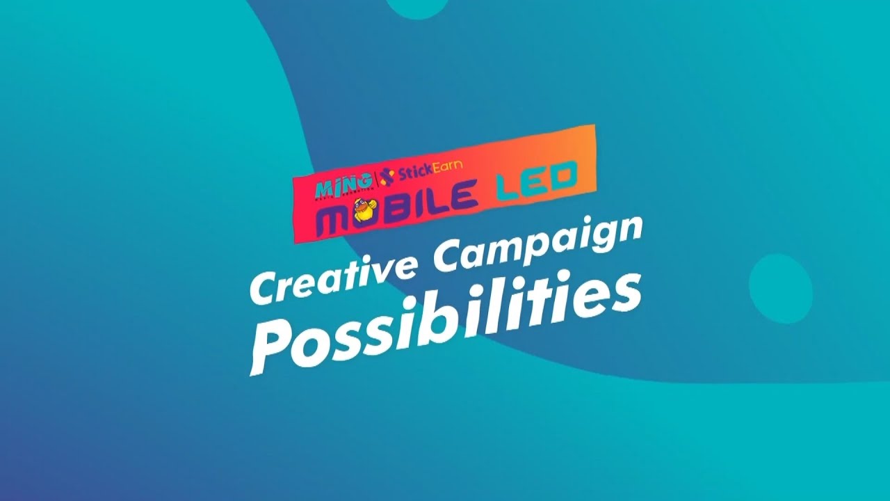 MOBILE LED CREATIVE CAMPAIGN POSSIBILITIES - YouTube
