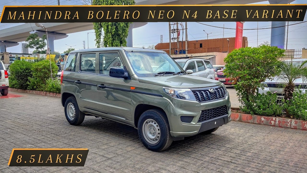 New Mahindra Bolero Neo N4 Base Model | Bolero Neo N4 | Sameerfication ...