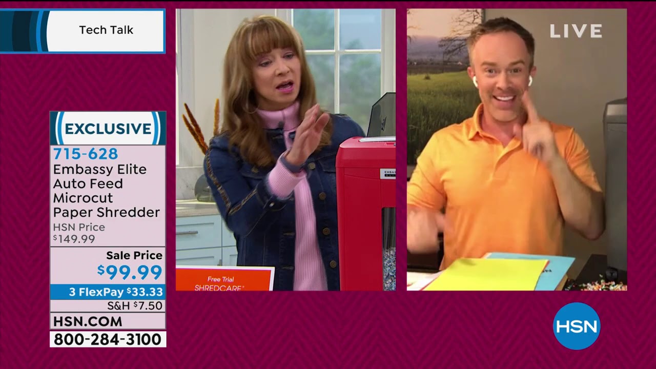 Embassy Elite Auto Feed 90Sheet Microcut Paper Shredder - YouTube