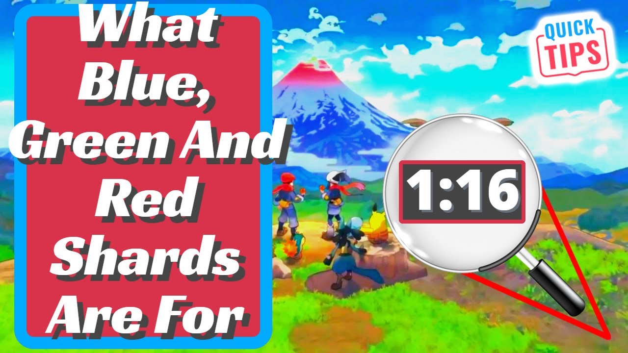 What Blue, Green And Red Shards Are For - Pokemon Legends Arceus - YouTube