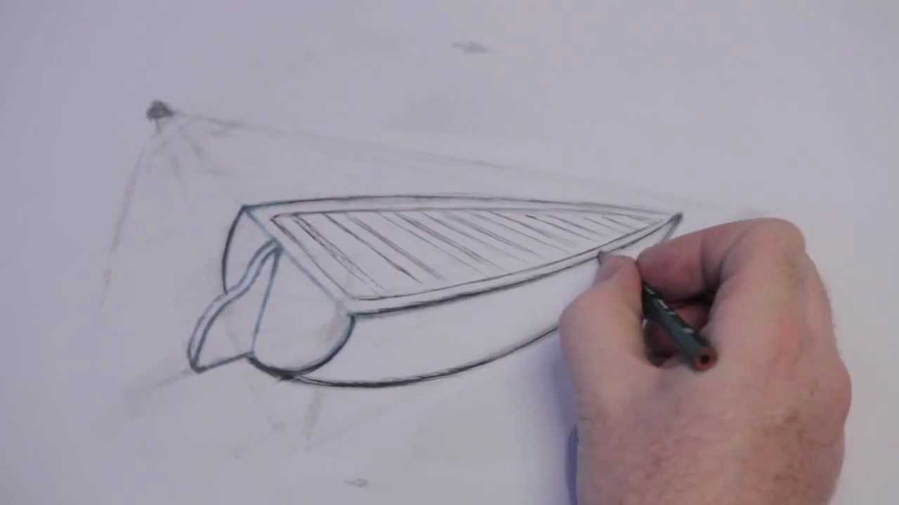 How to Draw a Boat from a Two-Point Perspective with Glen Kennedy ...